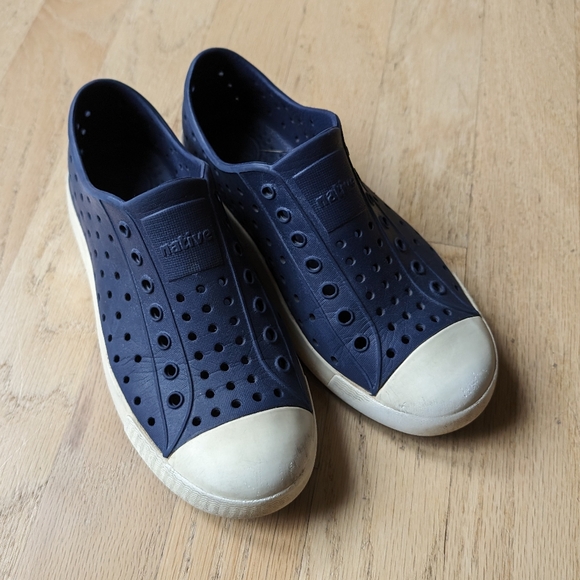 Native Shoes | Shoes | Native Jefferson Shoes Navy Blue Size J | Poshmark